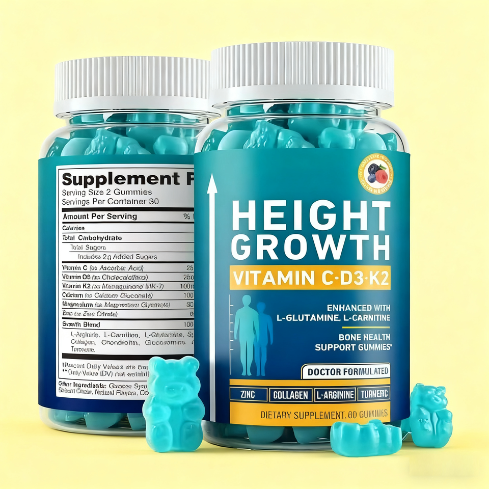 OEM Herbal Vitamin D3 K2 & Magnesium Gummy Candy for Bone Strength and ...