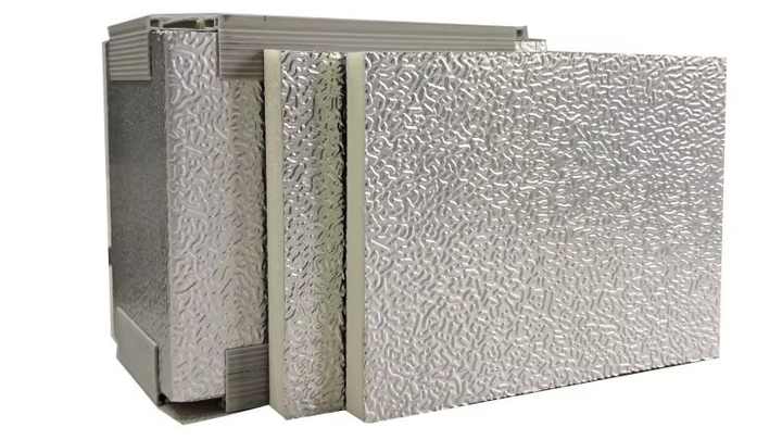 20mm Pre-Insulated Rigid Ductwork Panels Insulation PIR Ducting Foam ...