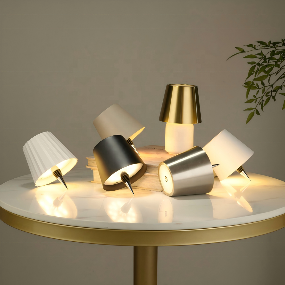 Customized USB Rechargeable Touch Sensor Home Decor Desk Lamps Cordless ...