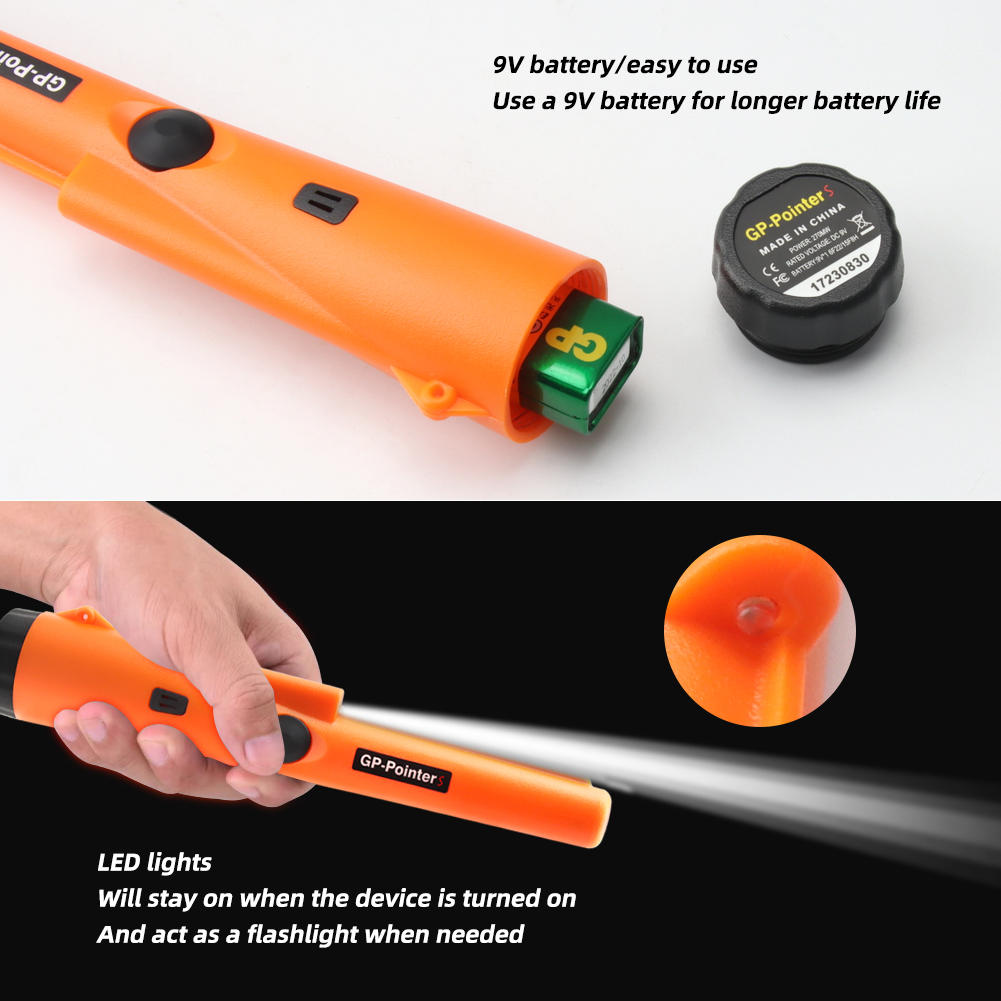 High Quality Waterproof Gold Detector GP-Pointer 360 Gold Metal ...