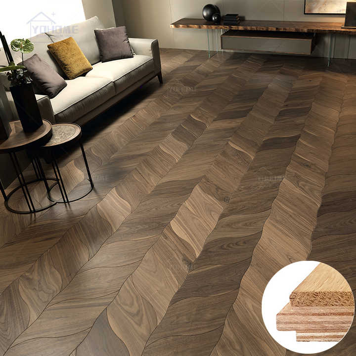 Chinese Knot Wood Flooring Oak Parquet Wood Floor 12mm 15mm 18mm ...