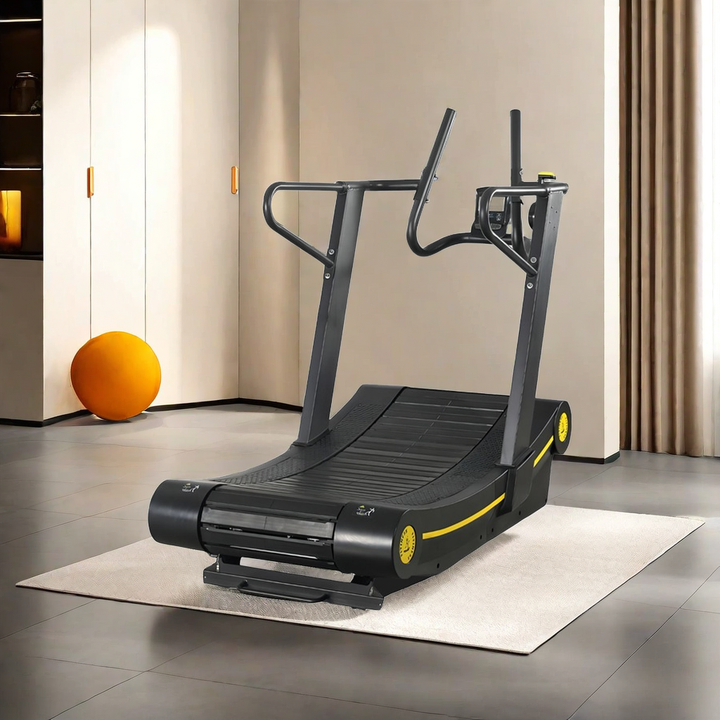Rouser Fitness Curved Mechanical Treadmill - Manual Gym Equipment