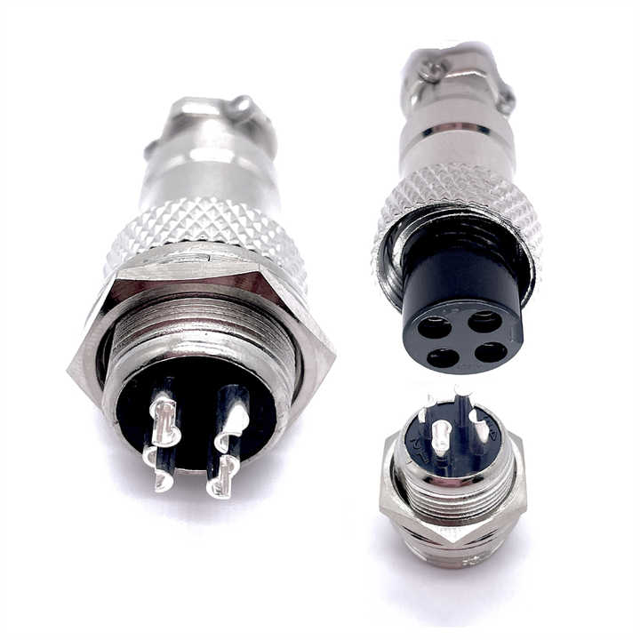 Soulin Gx16 4pin aviator Connector Plug M16 Cable Aviation Cable Plug ...