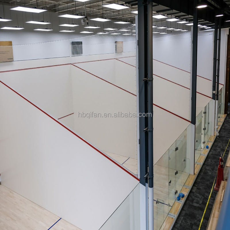 Factory Price Full Glass/Wood Walls Multi-functional Squash Court ...