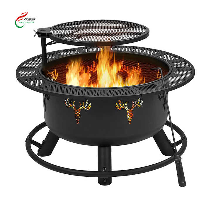 Factory Wholesale Fire Pit Outdoor Warming Round Charcoal Brazier Grill ...
