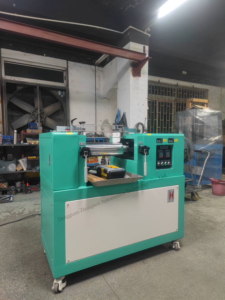 160mm Water-Cooled Two Roll Mill | Rubber & Silicone Mixing Machine ...