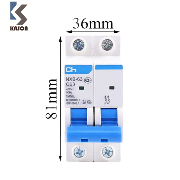 Cheapest Miniature Circuit Breaker for CHNT NXB-63 1P 2P 3P 4P 6A 10A 16A 20A 32A 40A 63A ...