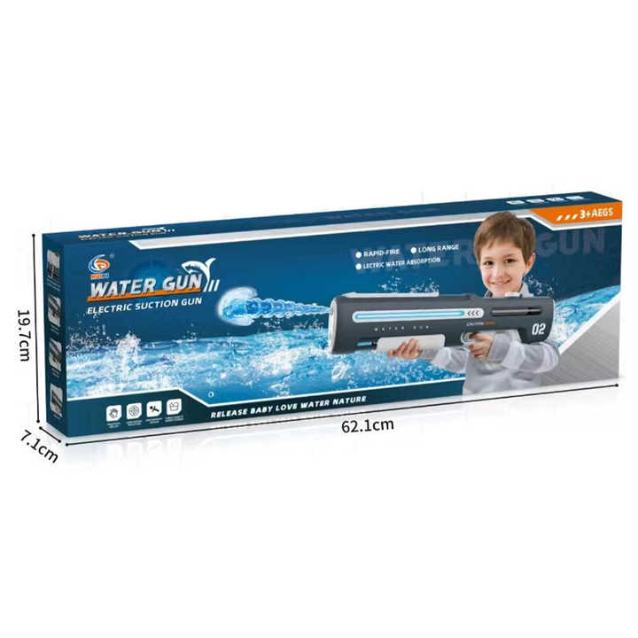 700ml Electric Water Gun with LED Lights - Fun & Absorption