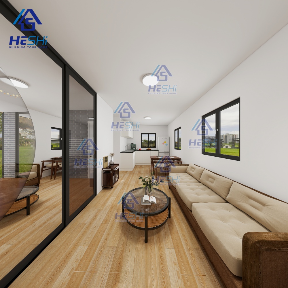 Casas portáteis de 1 quarto - vida dobrável e eficiente