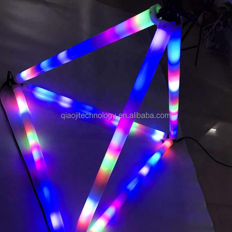 DC24v Artnet LED Tube DMX512 RGB 360 Degree Tube Light Multiple Shape ...