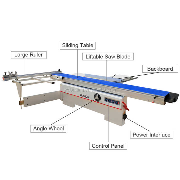 Multifunctional Panel Saw Sliding Table Saw Wood Cutting Machine 3200mm ...