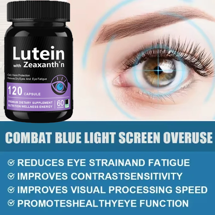 Lutein Health Vitamin Supplement Eye Health Lutein Zeaxantine Capsules ...