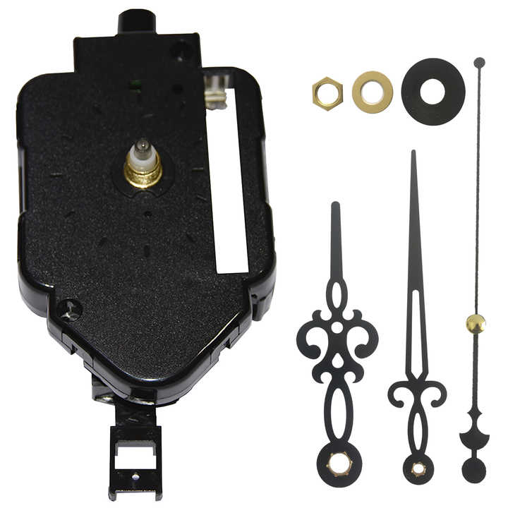 Quartz Mechanical Pendulum Clock Movement Mechanism Square Plastic ...