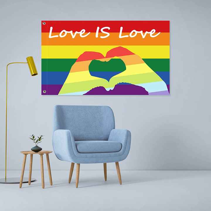 Promotional Product LGBTQ Lesbian Rainbow Stripes Flag Vivid Color Fade ...
