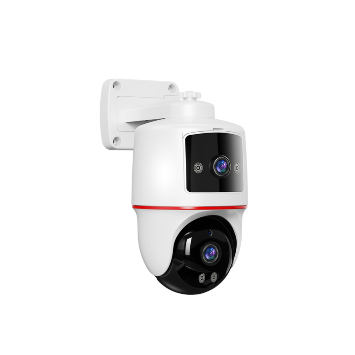 Camhipro Outdoor 4mp Dual Lens Wireless Ptz Cctv Ip 4mp Cámaras De ...