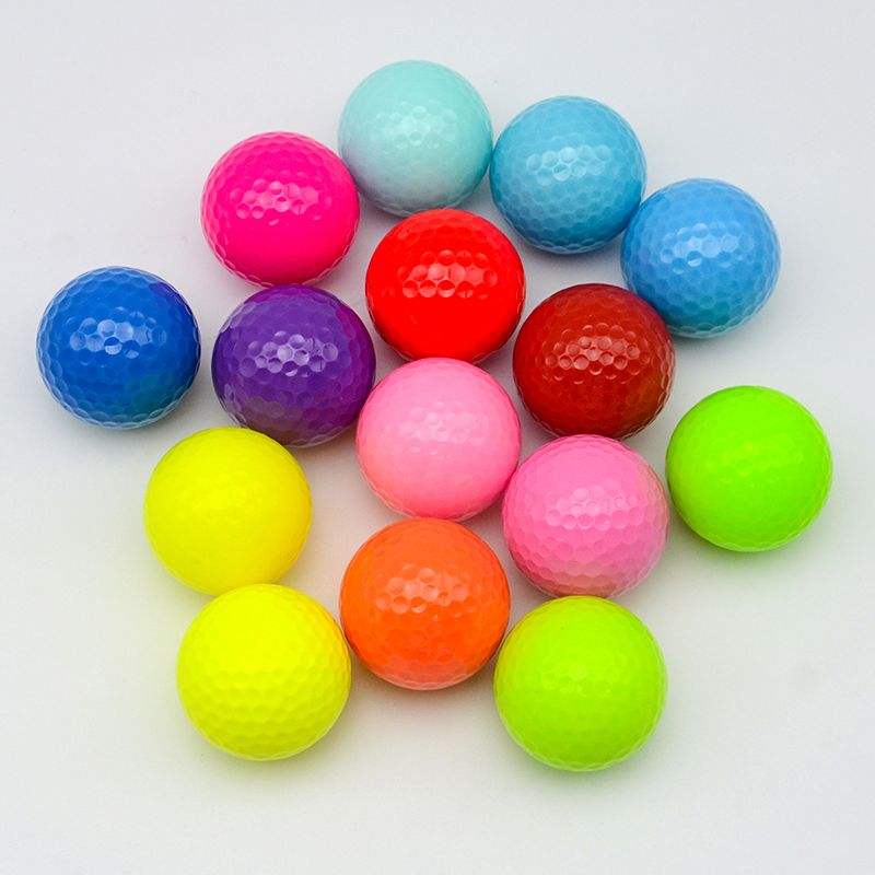 Factory Custom Colorful 2 Piece Golf Balls 42.6mm Durable Personalized ...