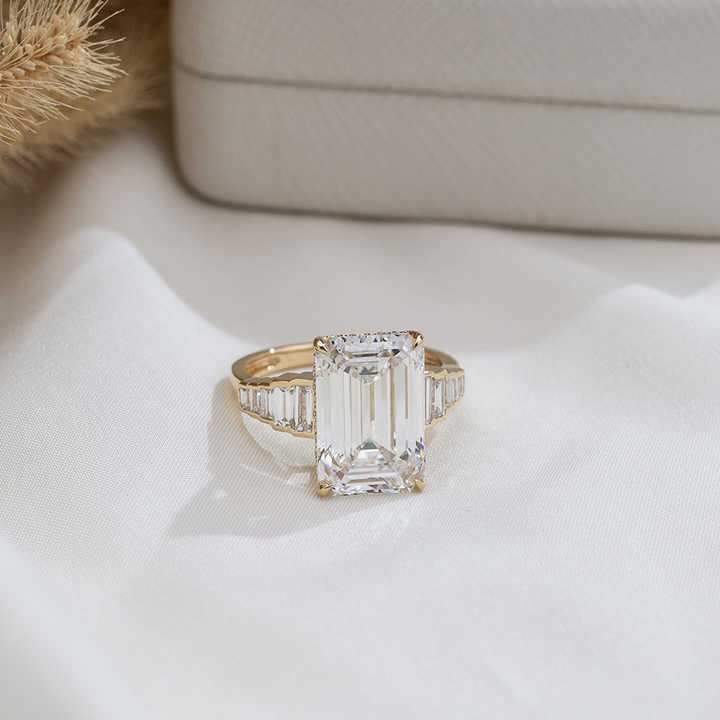 Messi Gems MSR-2007 18k Gold Engagement Wedding Band Classic Gift Band ...