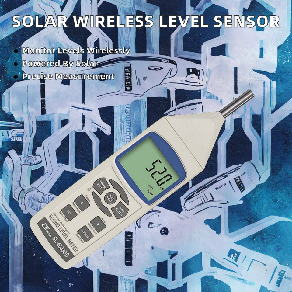For Solar Panel Ultrasonic Wireless Detector Industrial Water Fuel ...