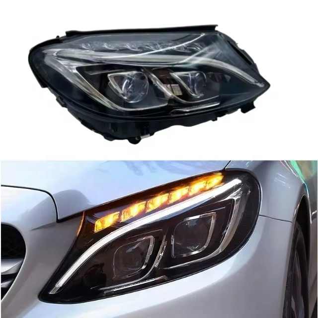 W205 C Class Headlight Head Lamp LED High C180 C200 C260 C280 C300 2015 ...
