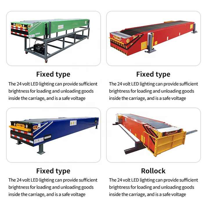 Factory Container Mobile Unloading Telescopic Automatic Truck Loading and System Movable ...
