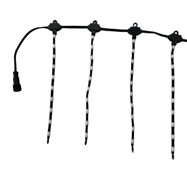100 Pixels/string 12V RGB Smart LED Pebble Seed Icicle Light