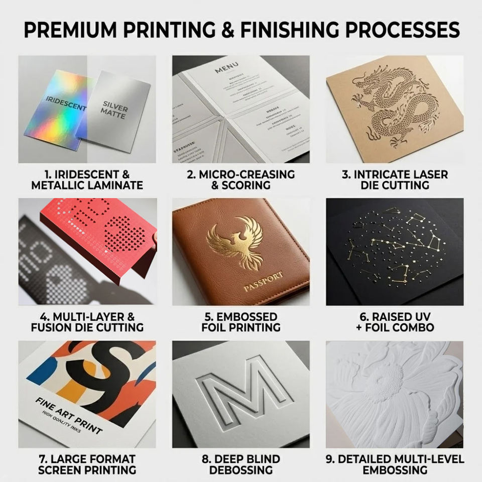 Luxury Wedding Invitation Card with Color Printing Embossing Custom ...