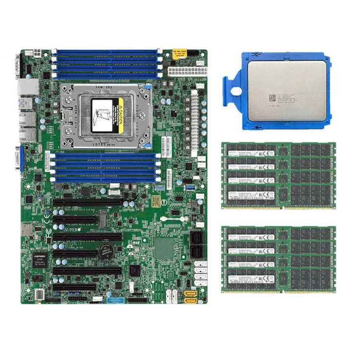 H11ssl-i Mainboard with 7551P CPU - Multiple RAM Choices