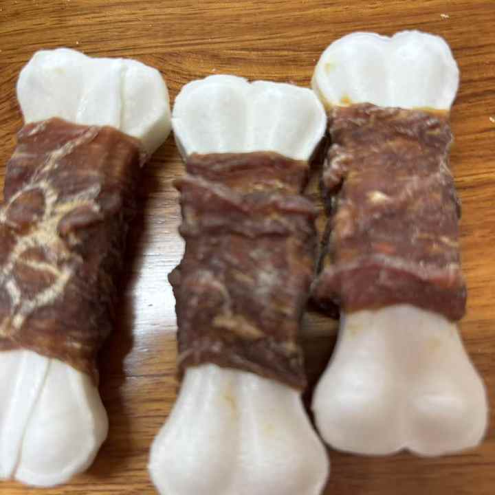 Organic Freeze-Dried Duck Wrapped Rawhide Dog Chew Treats Vegetarian ...