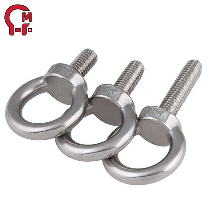 HLM Wholesale High Quality Stainless Steel Eye Bolt Screw Eye Hook Eye ...