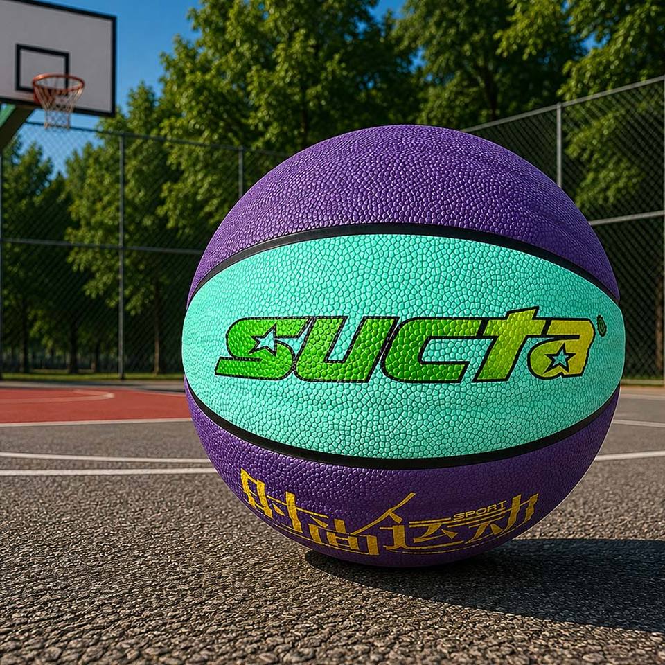 Wholesale Size 7 Thermal Bonded PU Composite Basketball Custom Logo for ...