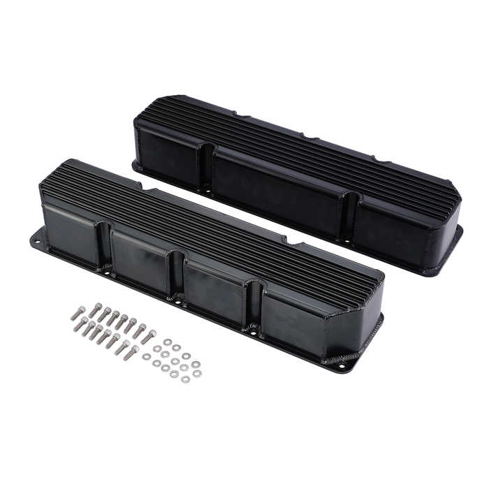 Black Aluminum Valve Covers for V8 304 360 390 401 AMC