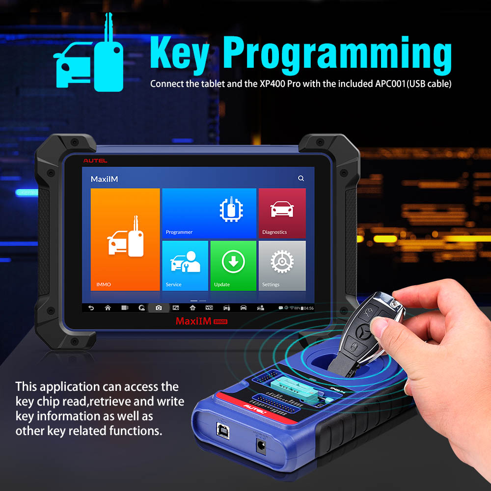 Autel MaxiIM IM608PRO & IMKPA Key Programming with G-BOX3 APB112 OBD2 ...