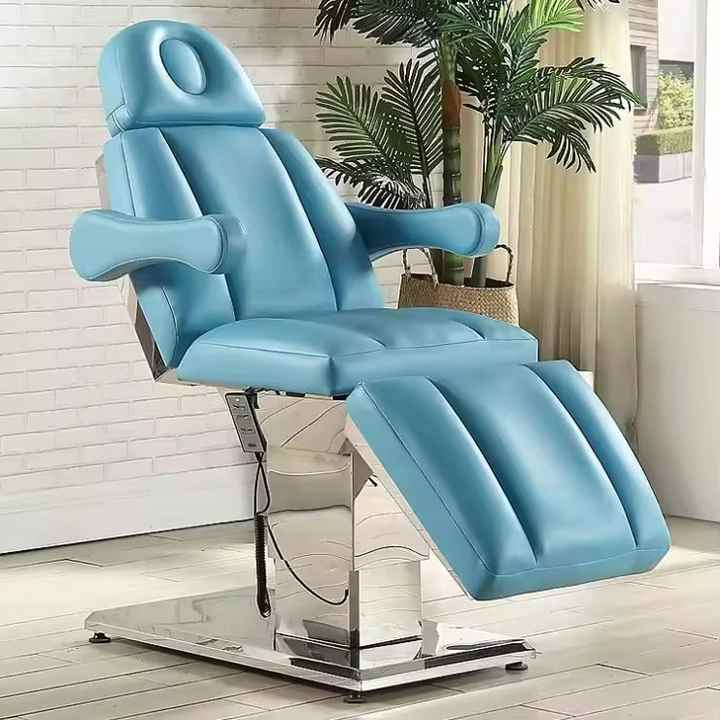 Luxurious 3-Motor Adjustable Electric Reclining Beauty Spa Facial Chair ...