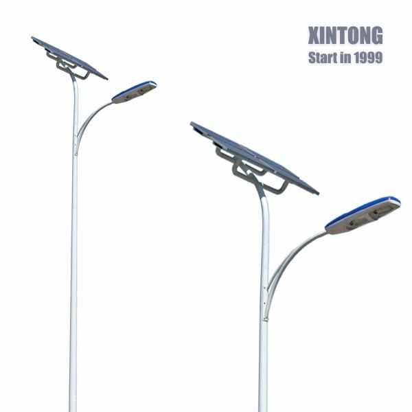 Autocad Drawing Solar Street Light with Pole - XINTONG