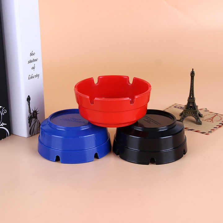 Classic Portable Fireproof Smokeless Windproof Melamine Ashtray with ...