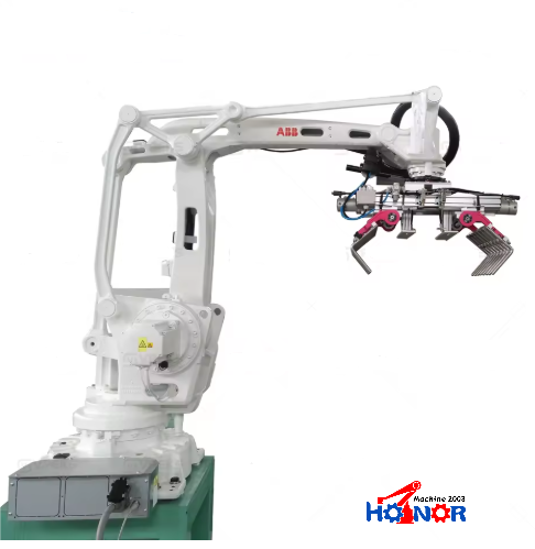 Robot Palletizer Packaging Arm Machine for 20kg 25kg Capacity Bag for ...