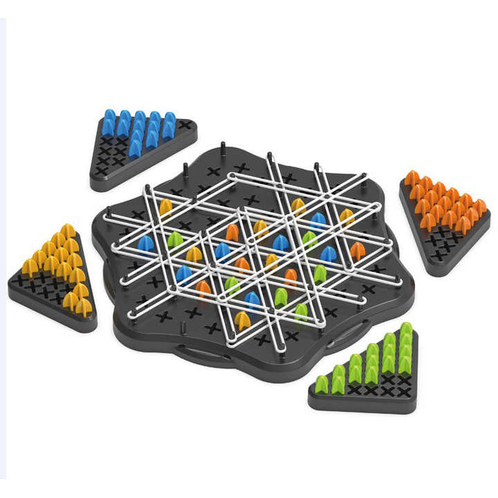Wholesale Multiplayer Puzzle Game - Brain Toys Rubber Band Triangle