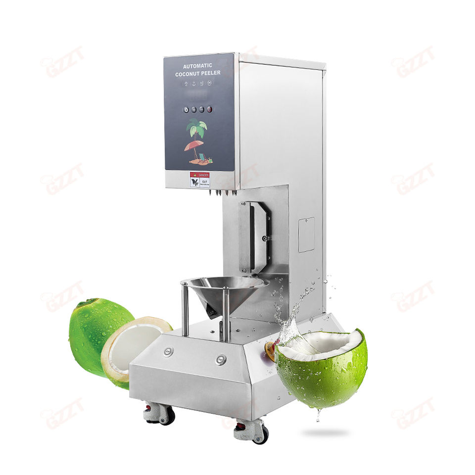 Commercial Automatic Green Tender Coconut Trimming Machine With Good ...
