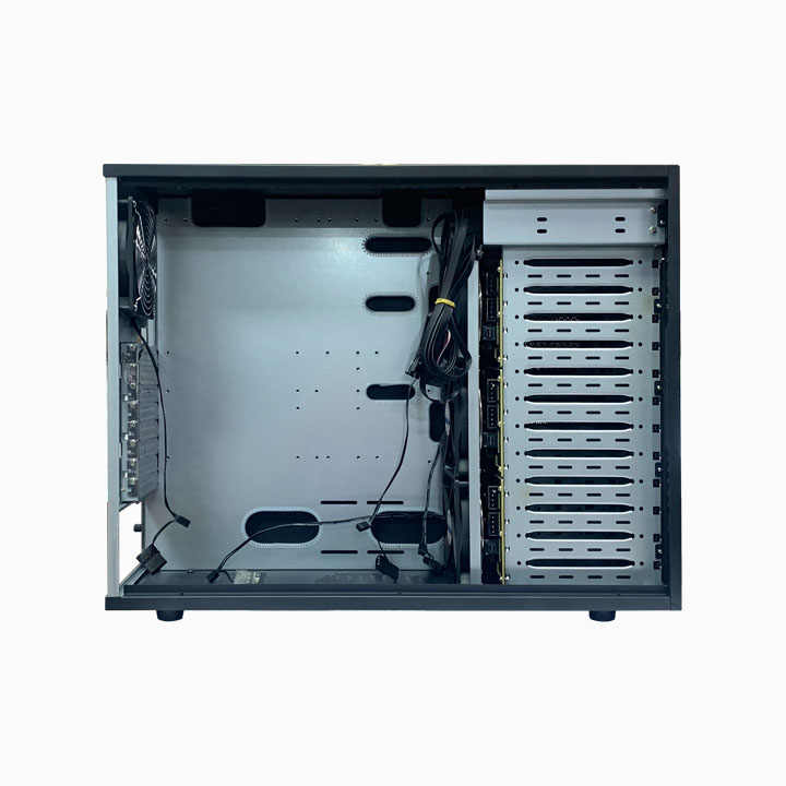 12-drive Tower Storage Server with Multiple Expansion Support