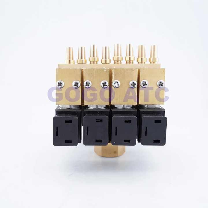 Digital Water Curtain Solenoid Valve 3/4 Landscape One In 8-Outport ...