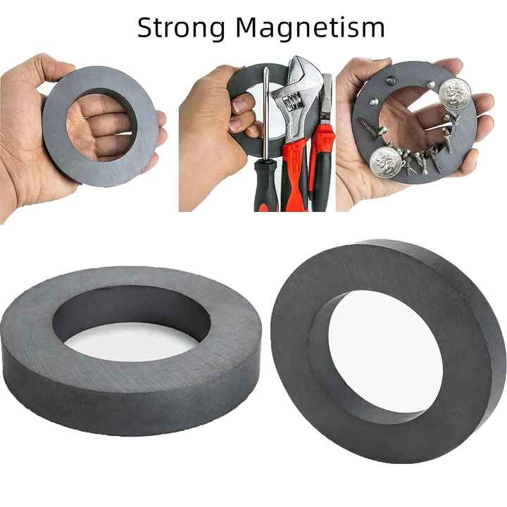 Ferrite Multipole Ring Magnet D80mm X D40mm X T15mm Hard Ferrite ...