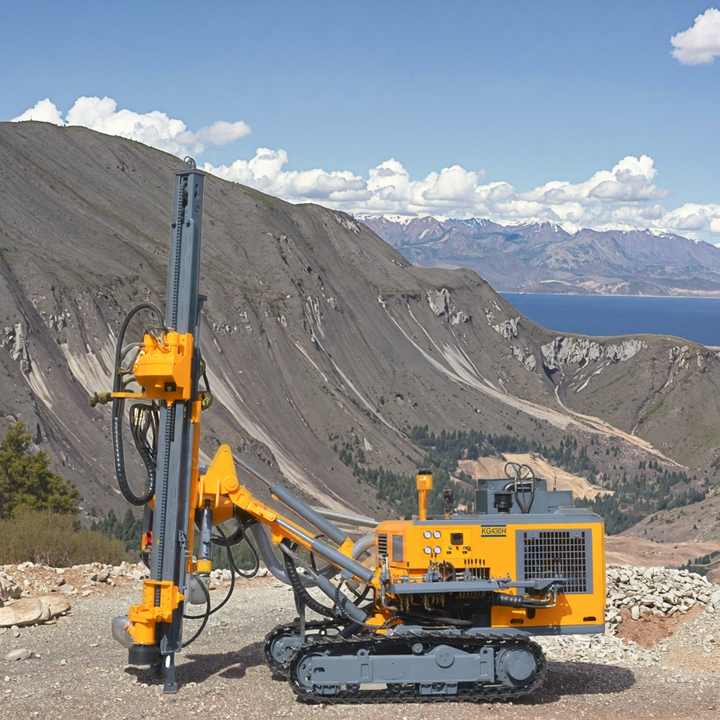 Kaishan Crawler-Mounted DTH Drilling Rig for Rock Blasting in Complex ...
