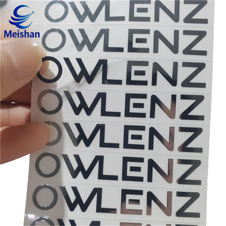 Deson 3D Metallic Logo Printing - Customized Electroform Nickel Stickers