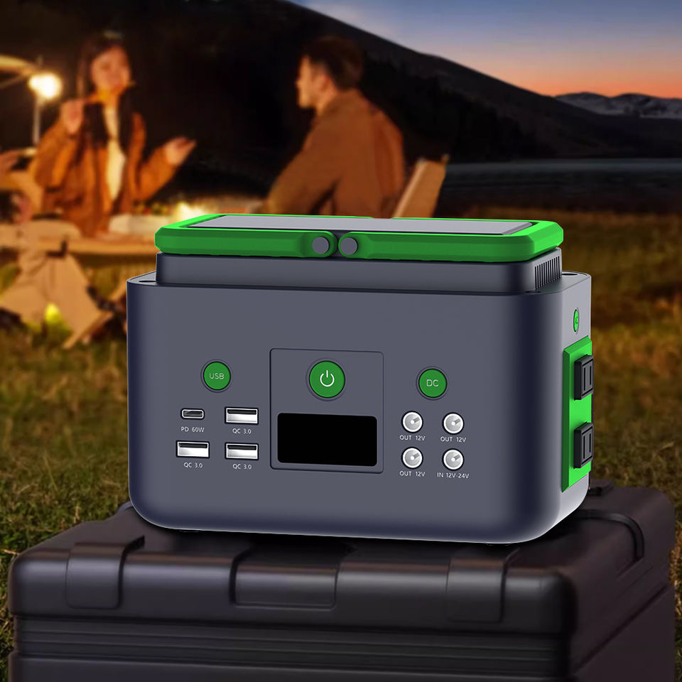 DC 12v Lifepo4 200w Portable Solar CPAP Backup Power Station