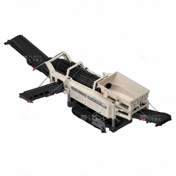 Mobile Trommel Screen Equipment for Screening Soil Sand Gravel Ore ...