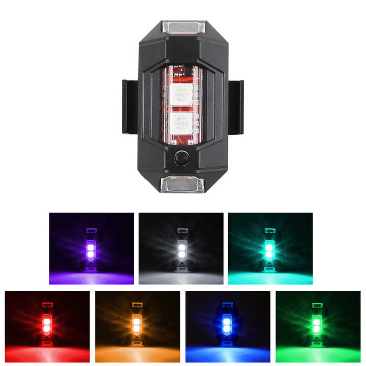 Rechargeable Emergency Aircraft Strobe Light USB Charging LED Chip ...