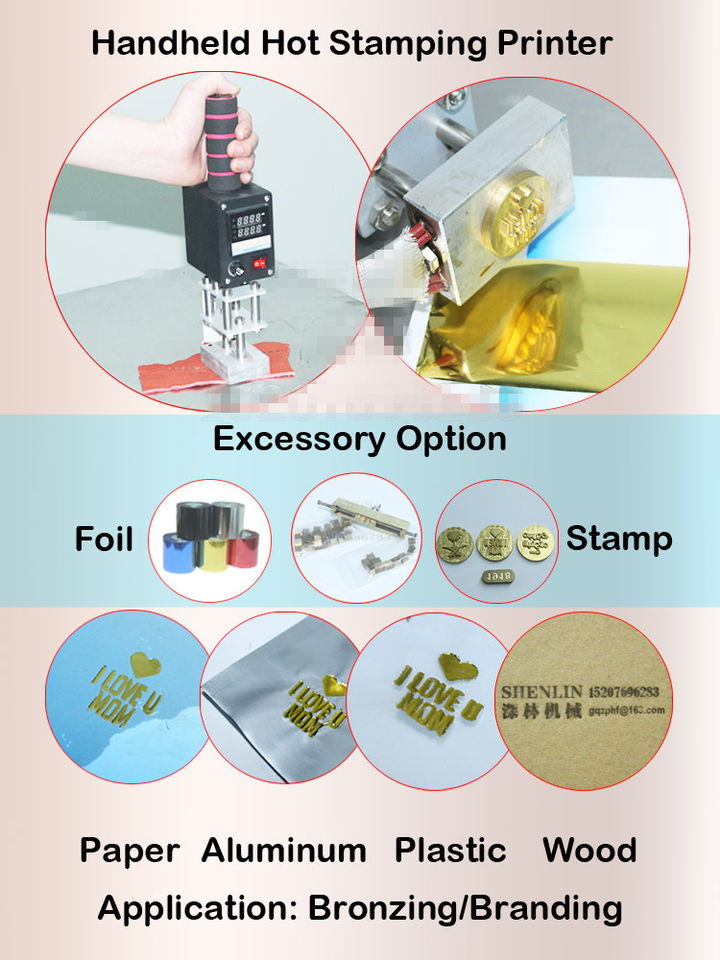 TEBAK Handheld Manual Heat Press Embossing Machine Steel Die Custom ...