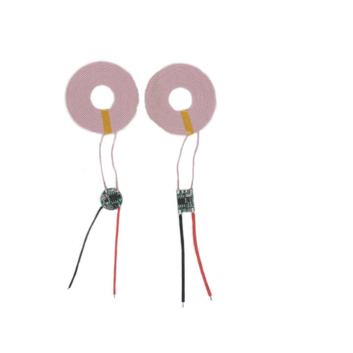 Taidacent 12V TX 5V 400ma RX Remote Small Coil Wireless Charging Module ...