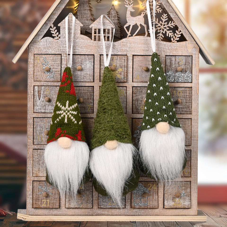 Haobei Cross-Border New Arrival Christmas Decorations Knitted Nonwoven ...