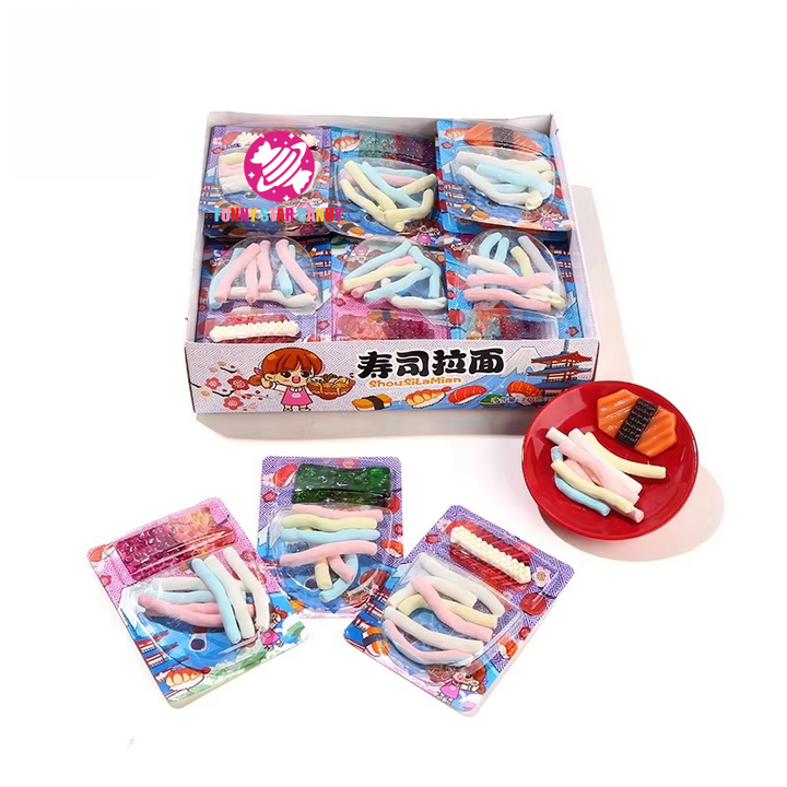 2 in 1 Chinese Snack Halal Sweet Fruit Flavor Marshmallow Colorful ...